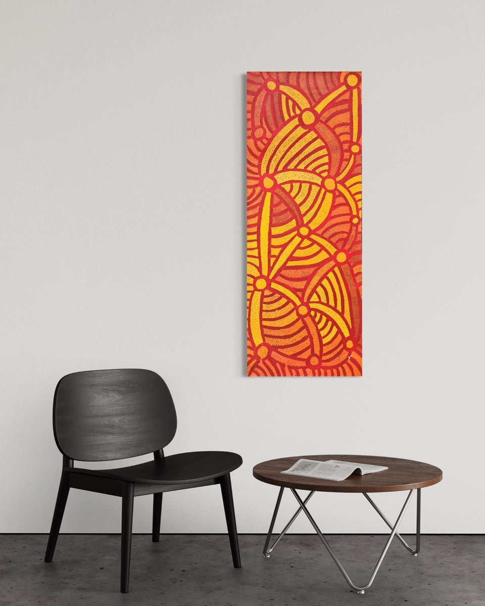 Pamapardu Jukurrpa (Flying Ant Dreaming) – Knight Fine Art